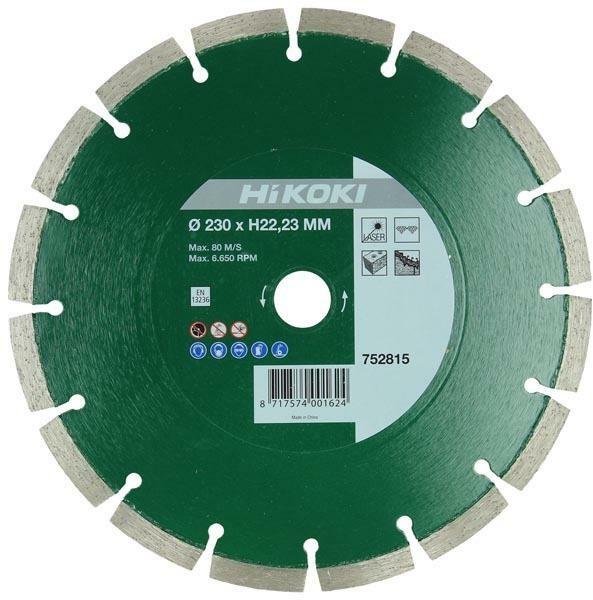 HIKOKI 752811 diamond saw blade 115 x 22,2 x 10mm type universal laser ...