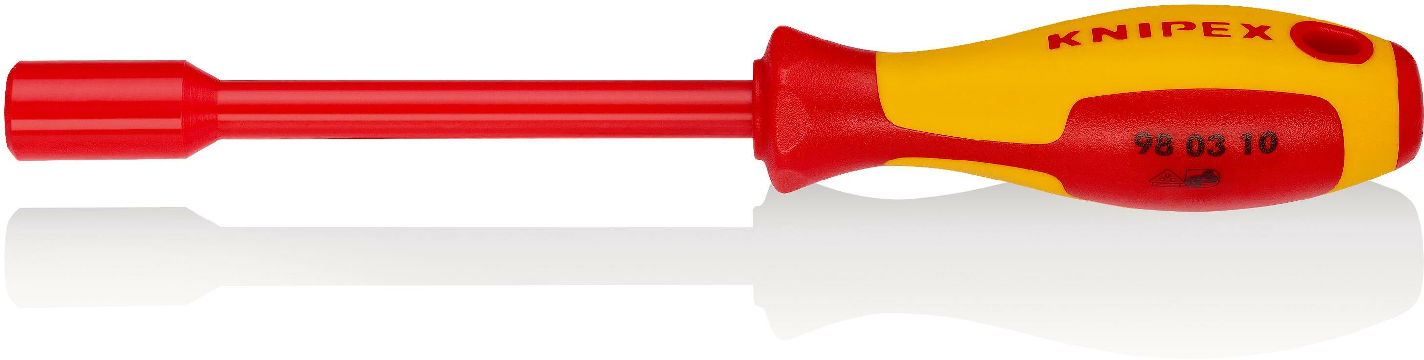 KNIPEX 98 03 10 VDE spanner with screwdriver handle browned 237 x 10 mm ...