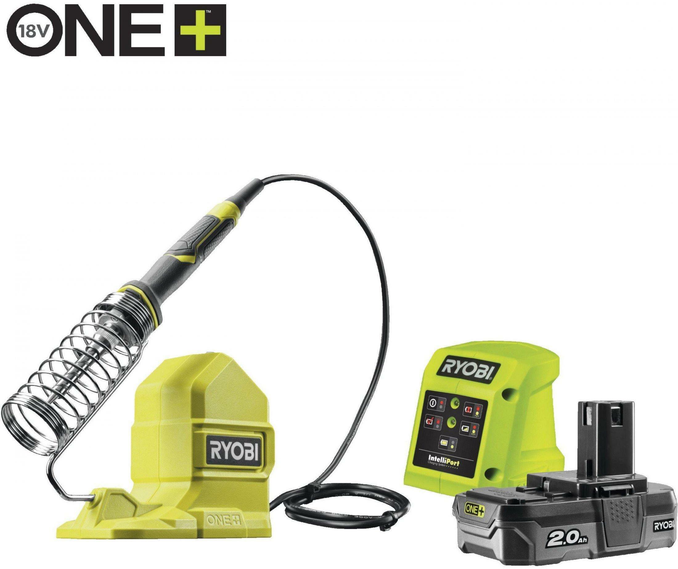 RYOBI RSI18-120G 18V ONE+ cordless soldering iron (1x 2.0Ah battery ...