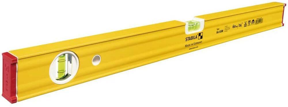 STABILA 80 ASM spirit level with reinforced profile magnetic base and ...