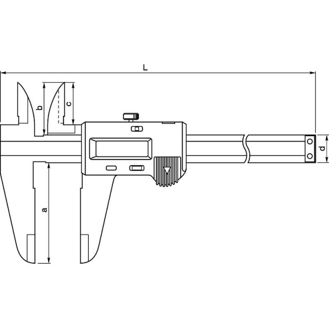 MITUTOYO 500-501-10 Digimatic caliper with data output 0-600 mm | Klium