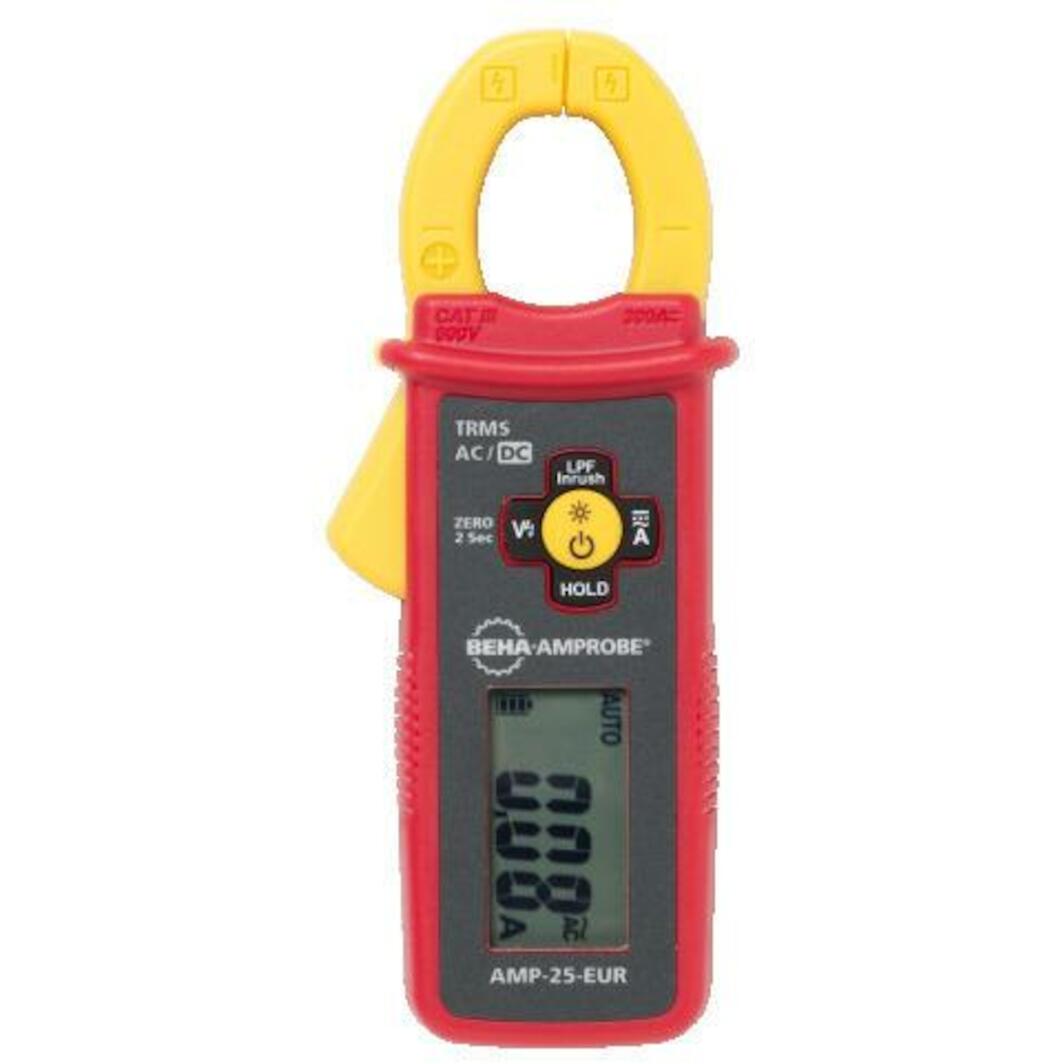 BEHA-AMPROBE AMP-25-EUR AC/DC TRMS mini current clamp 300 A with jaw ...