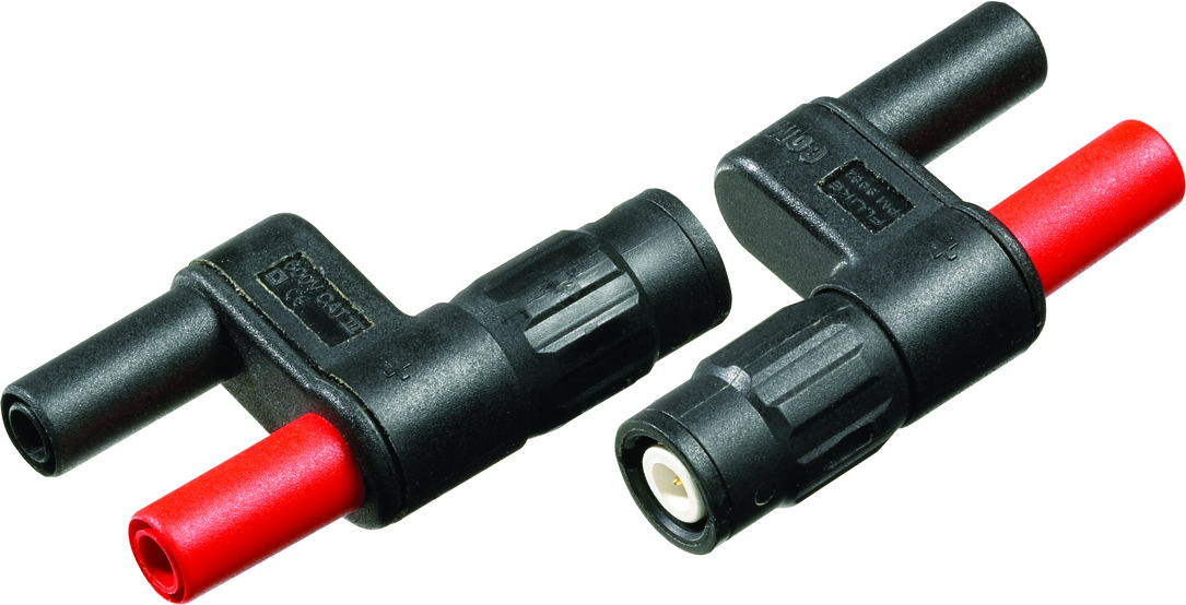 FLUKE PM9082/001 double banana socket (female) to male BNC adapter ...