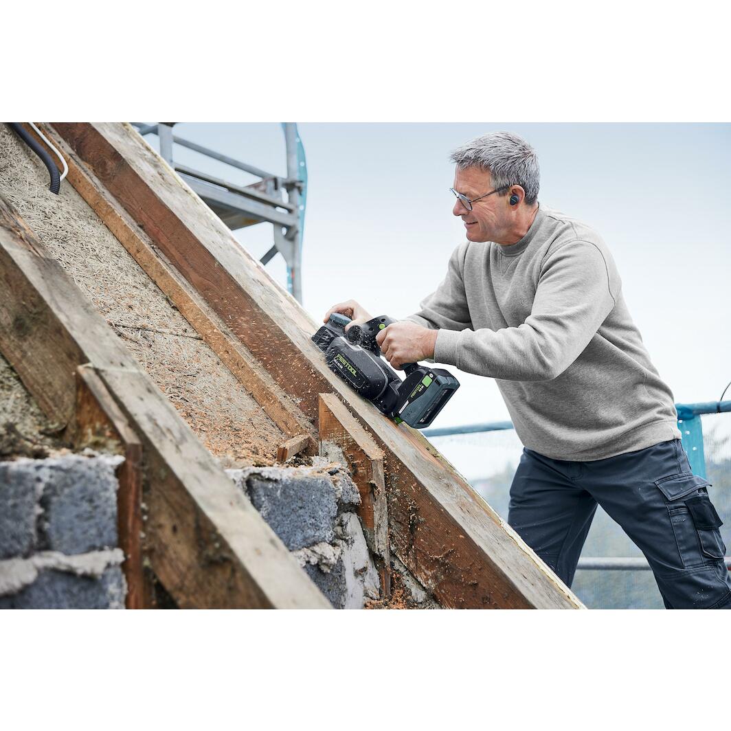 FESTOOL HLC 82 EB-Basic-Set 18V cordless planer in Systainer SYS3 M 237 ...