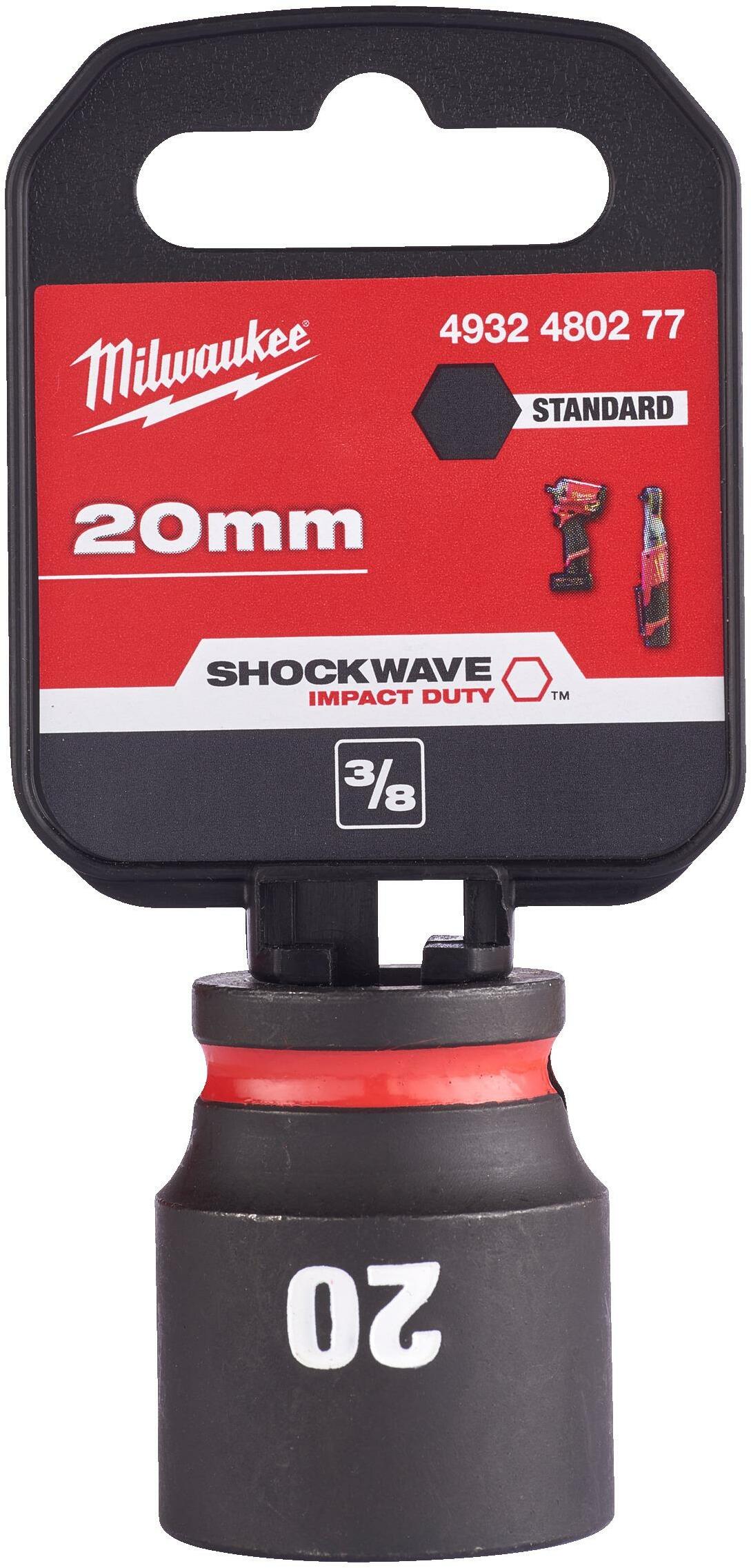 MILWAUKEE 4932480277 SHOCKWAVE percussion cap 3/8" 20 mm | Klium