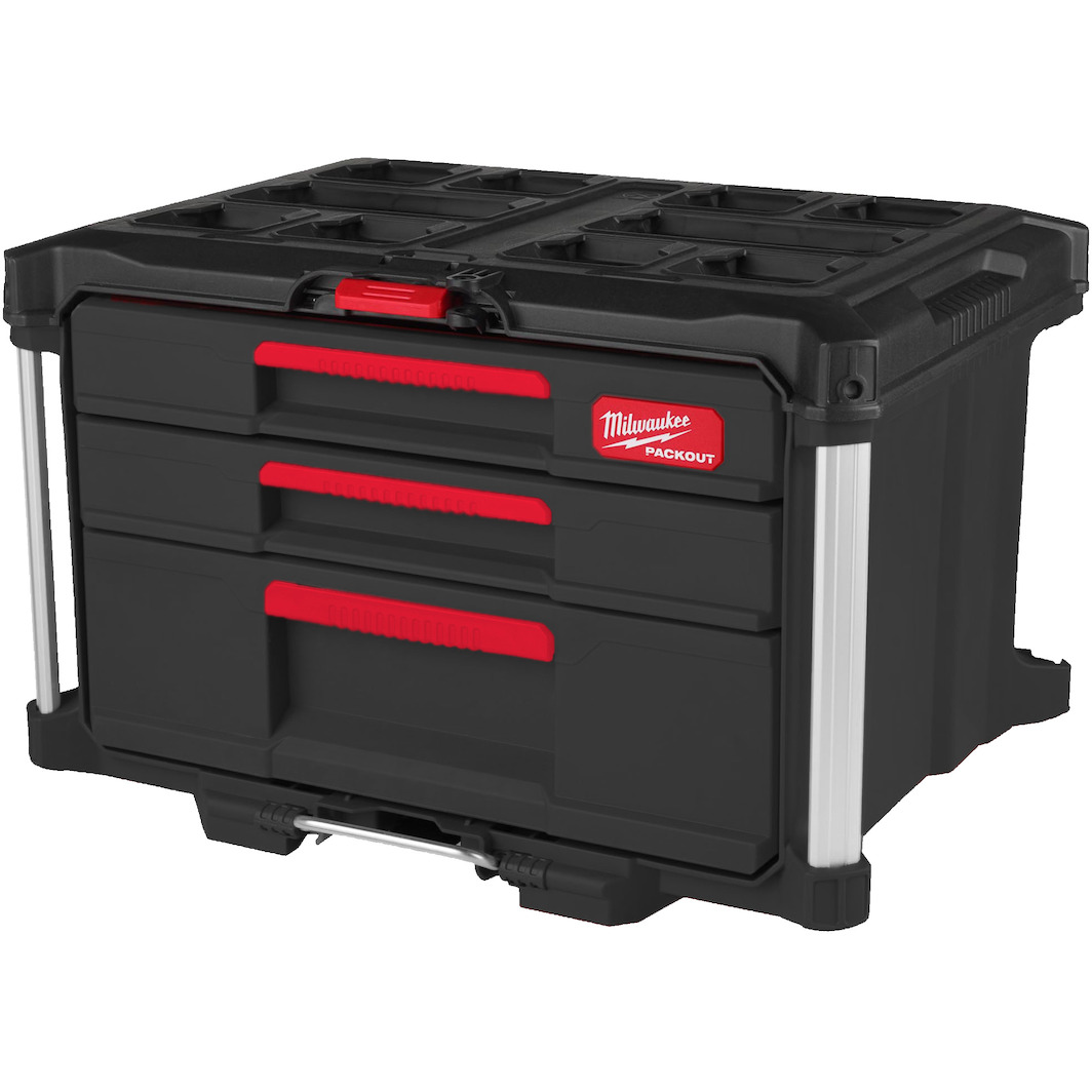 MILWAUKEE 4932493190 PACKOUT tool case with 2+1 drawers | Klium