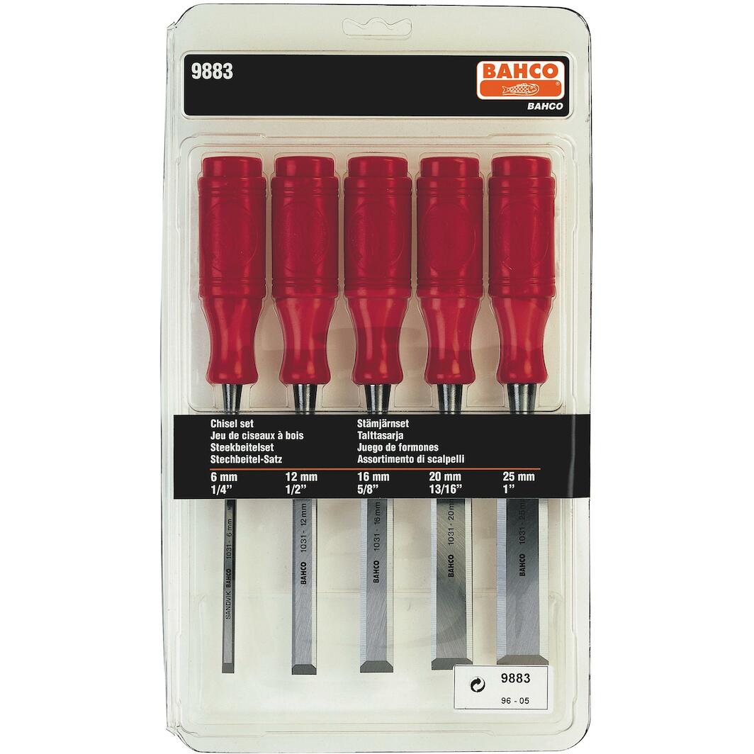 BAHCO 9883 chisel set with polypropylene handle 5-piece | Klium