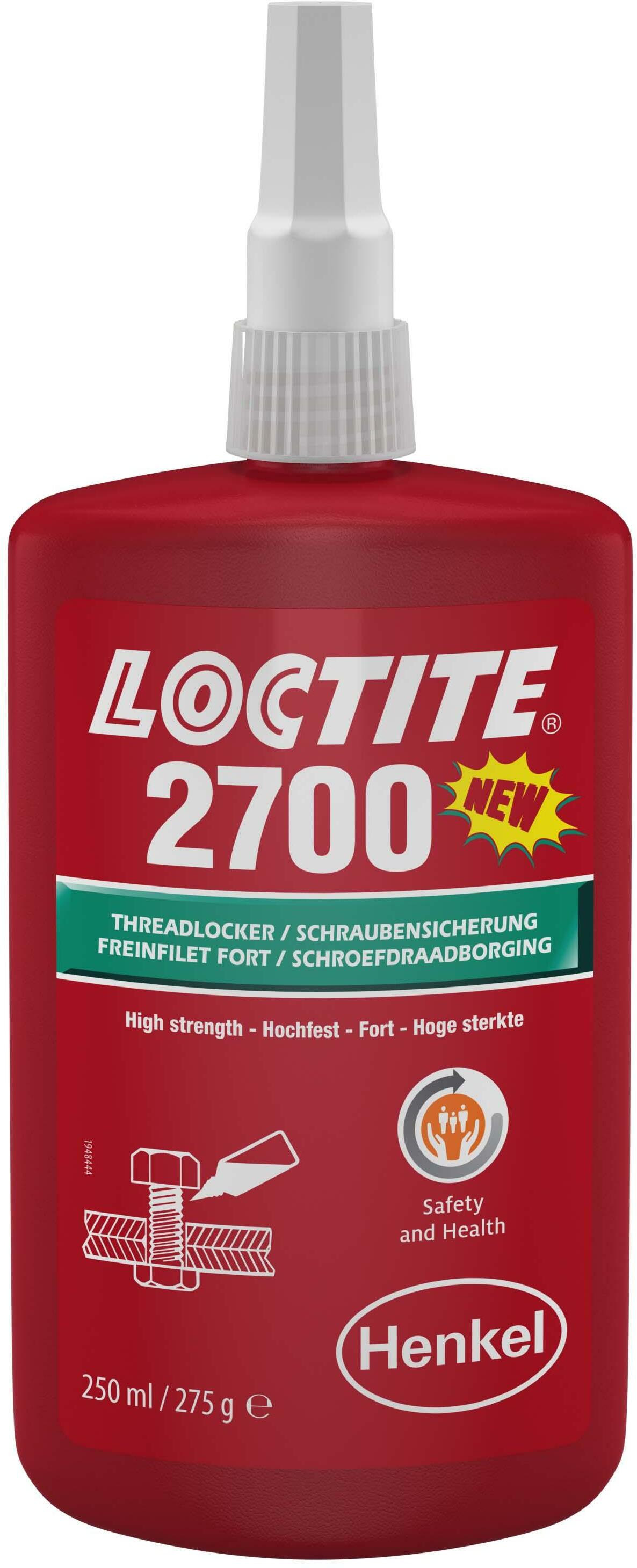 LOCTITE 2700 high-strength threadlocker (250 ml bottle) - 1948765 | Klium