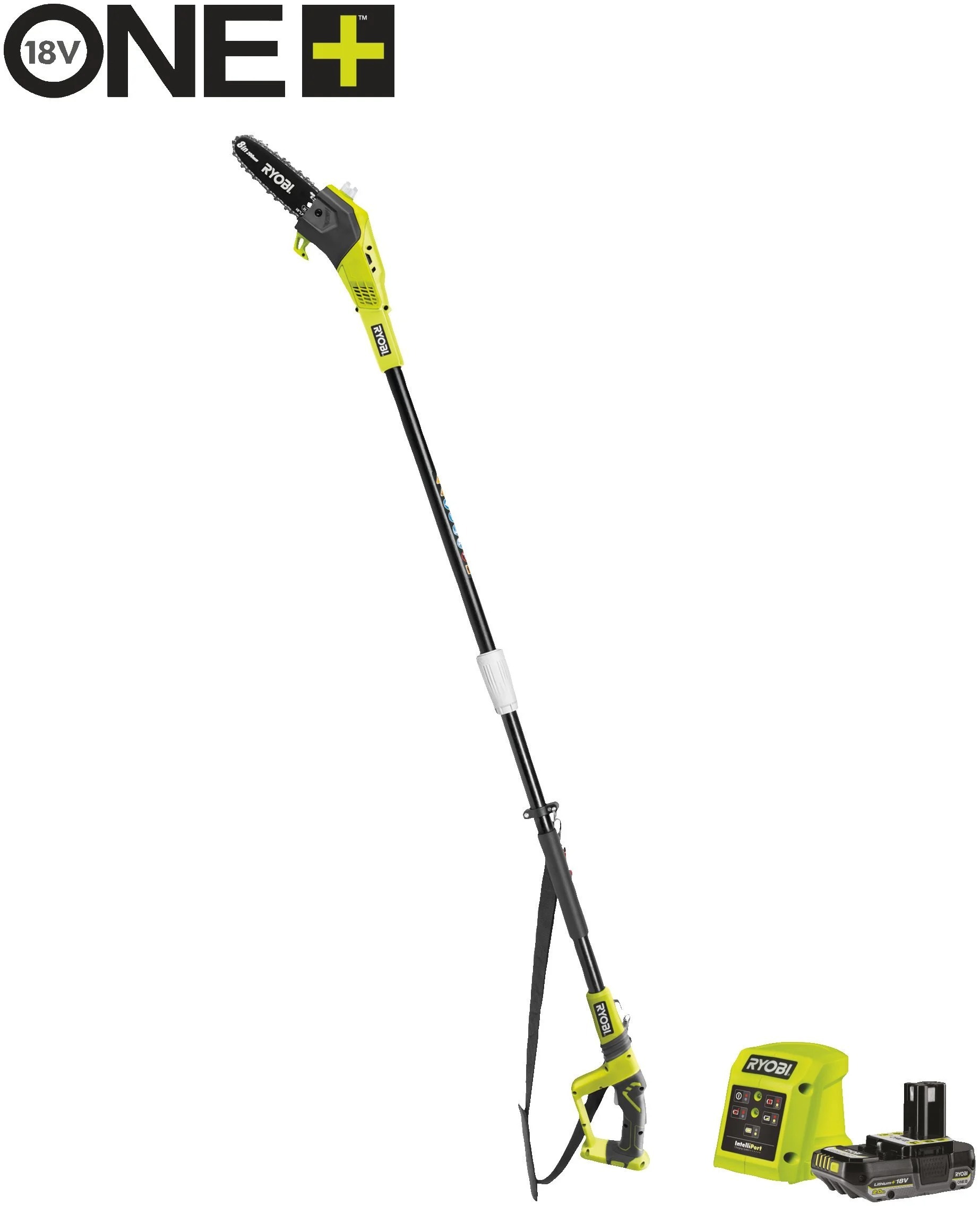 RYOBI RPP1820-140 18V ONE+ telescopic cordless pruning chainsaw (1x 4 ...