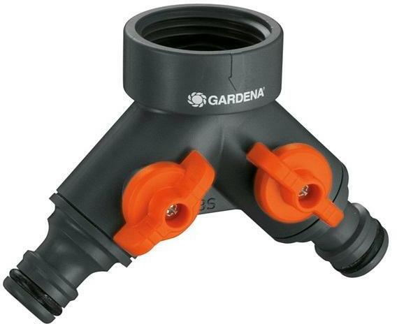 GARDENA 940-20 Two-way water manifold 33.3 mm (G 1") - 00940-20 | Klium