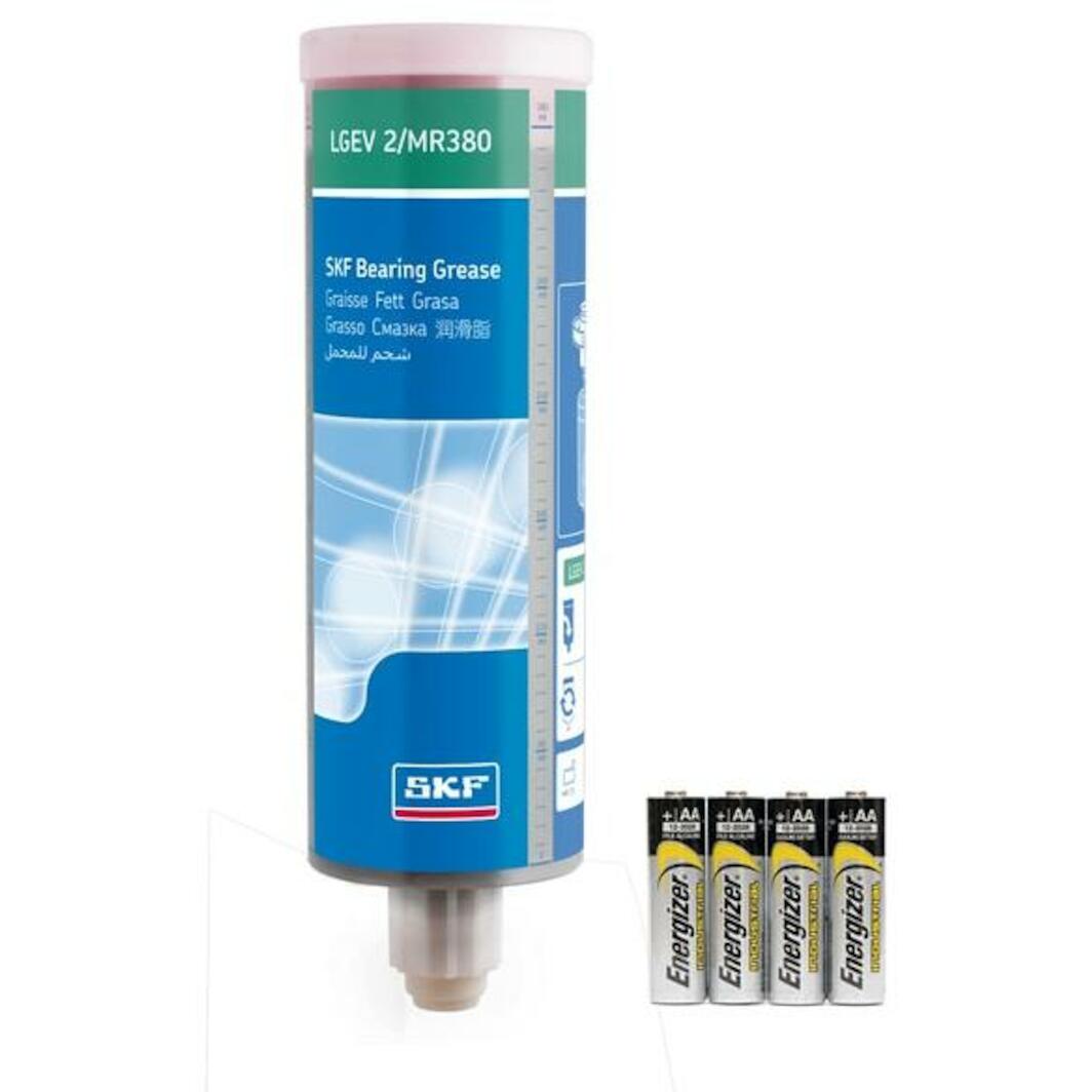 SKF LGEV 2/MR380B refill cartridge filled with grease, with battery for ...
