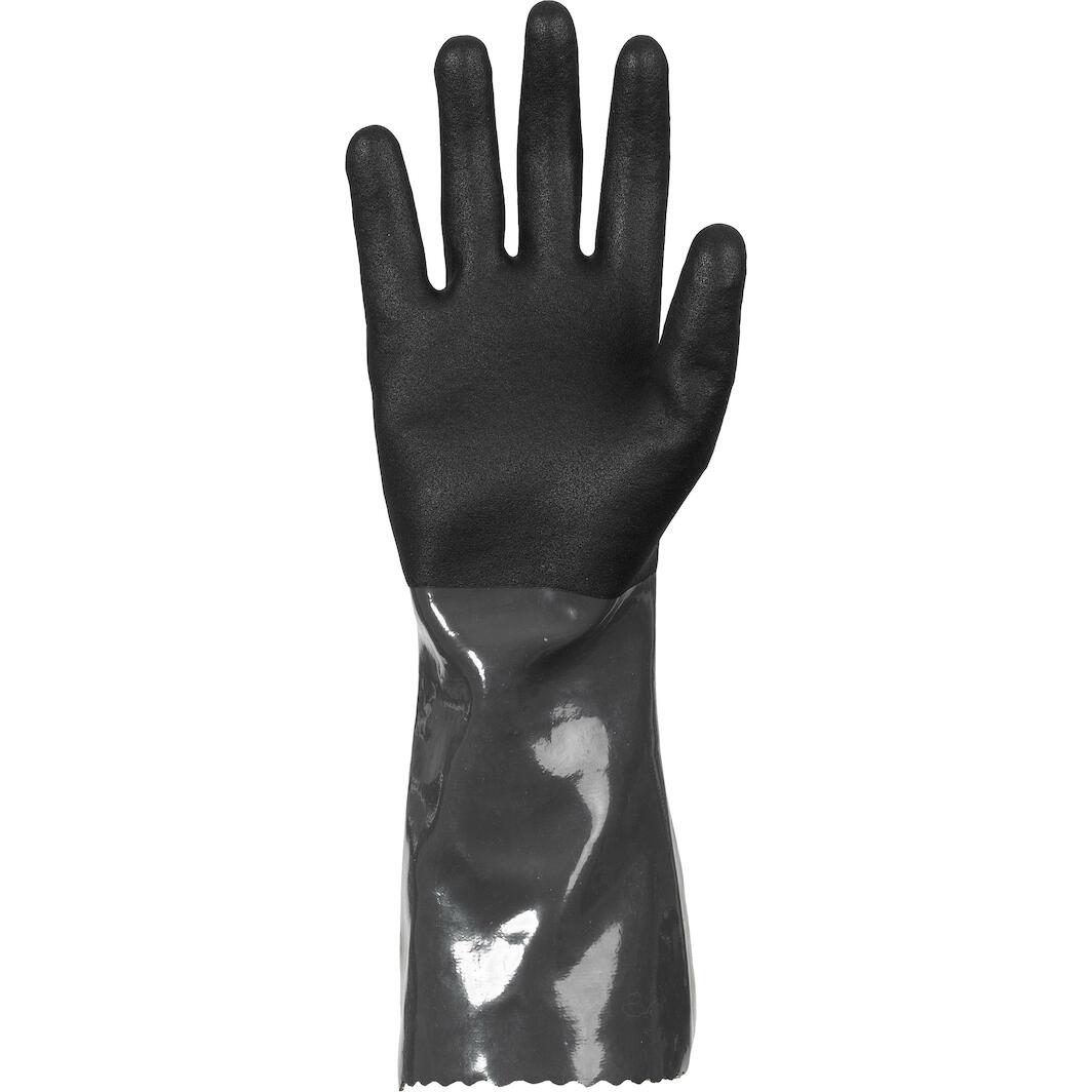 GUIDE 9405 Chemical-resistant glove, NBR and PVC blend, black ...