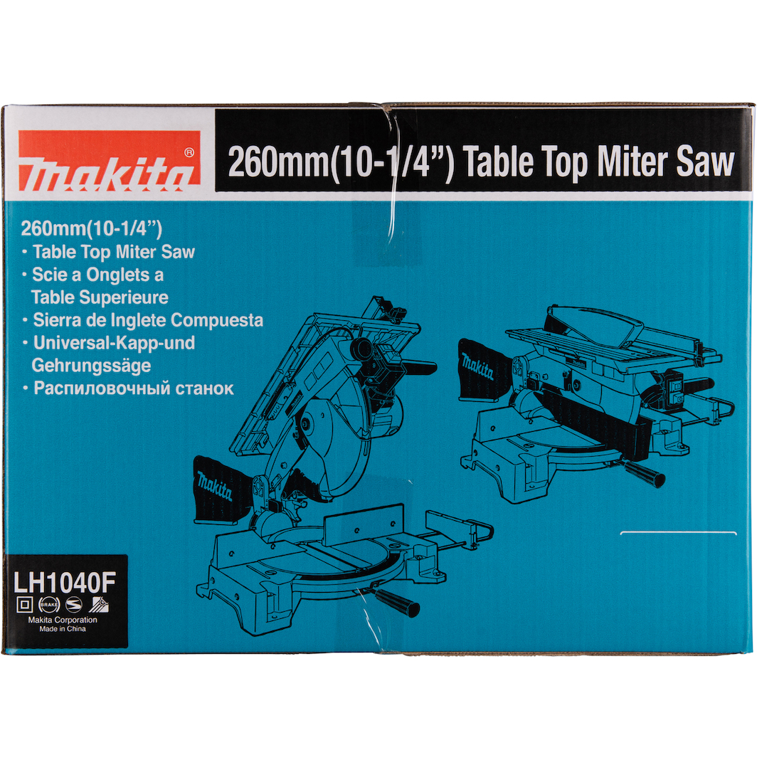 MAKITA LH1040F table, cross-cut and mitre saw 260 mm 1650 W | Klium