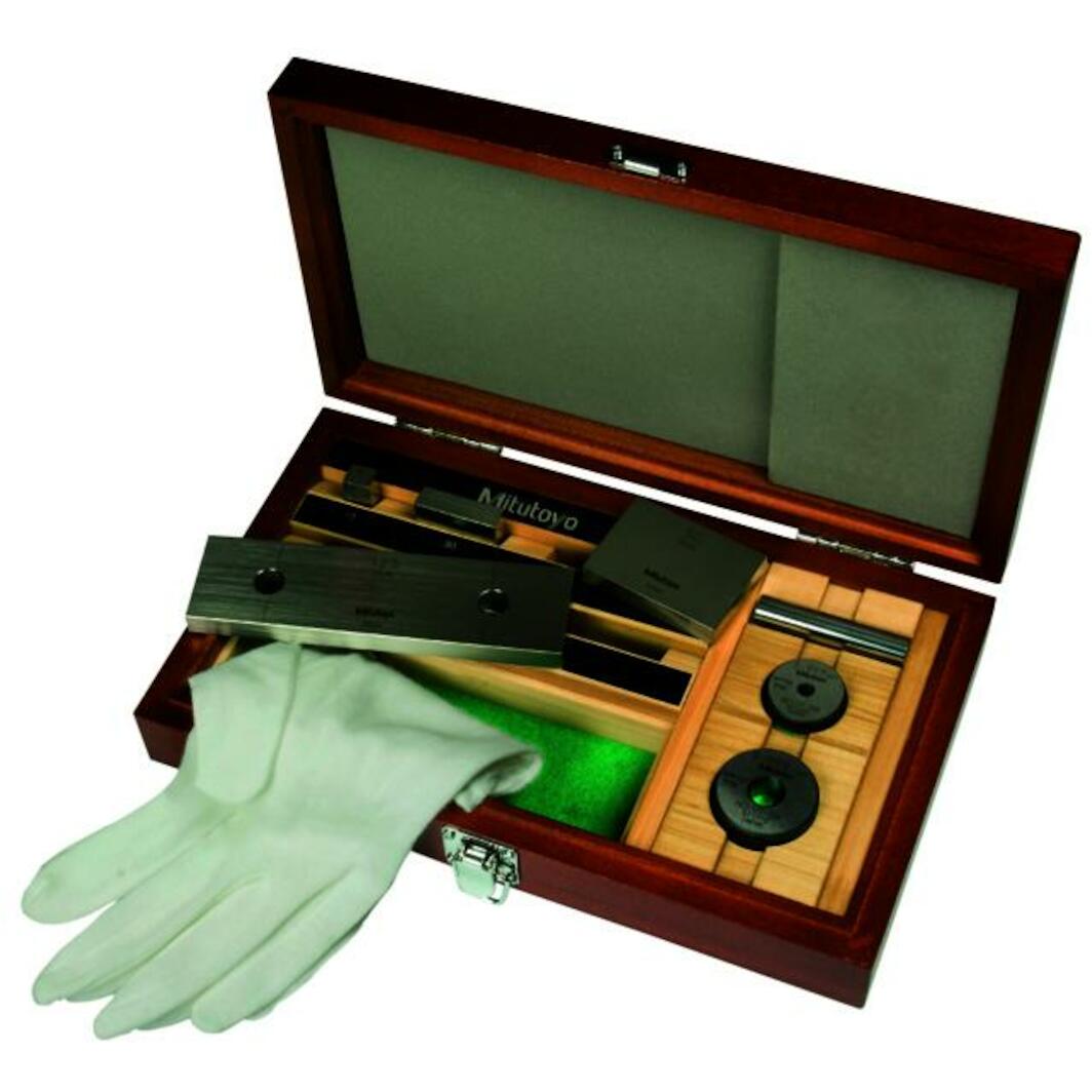 MITUTOYO 516-125-10 end mat set with inspection certificate, class 2 ...