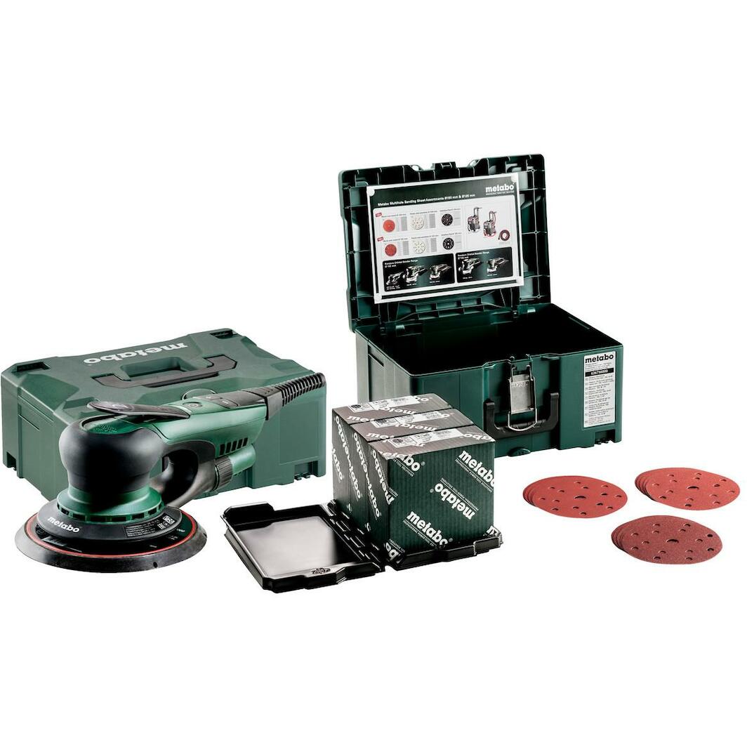 METABO SXE 150-2.5 BL SET eccentric sander 150mm 350W sanding circle 2 ...