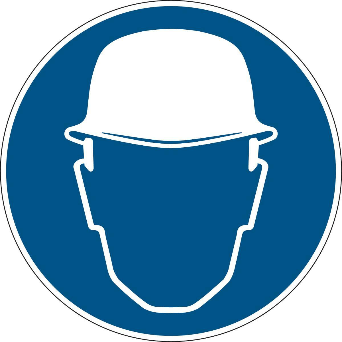 BRADY 252104 pictogramme d'avertissement - casque de sécurité ...