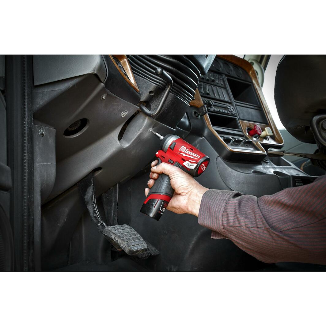 MILWAUKEE M12 FIW14-0 FUEL subcompact cordless impact spanner 1/4 ...