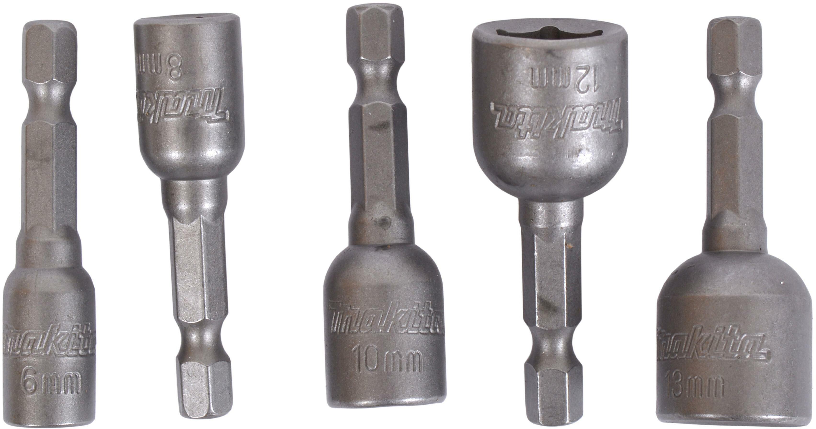 MAKITA B-39154 magnetic socket wrench set 1/4" 6-8-10-12-13mm 5-piece ...