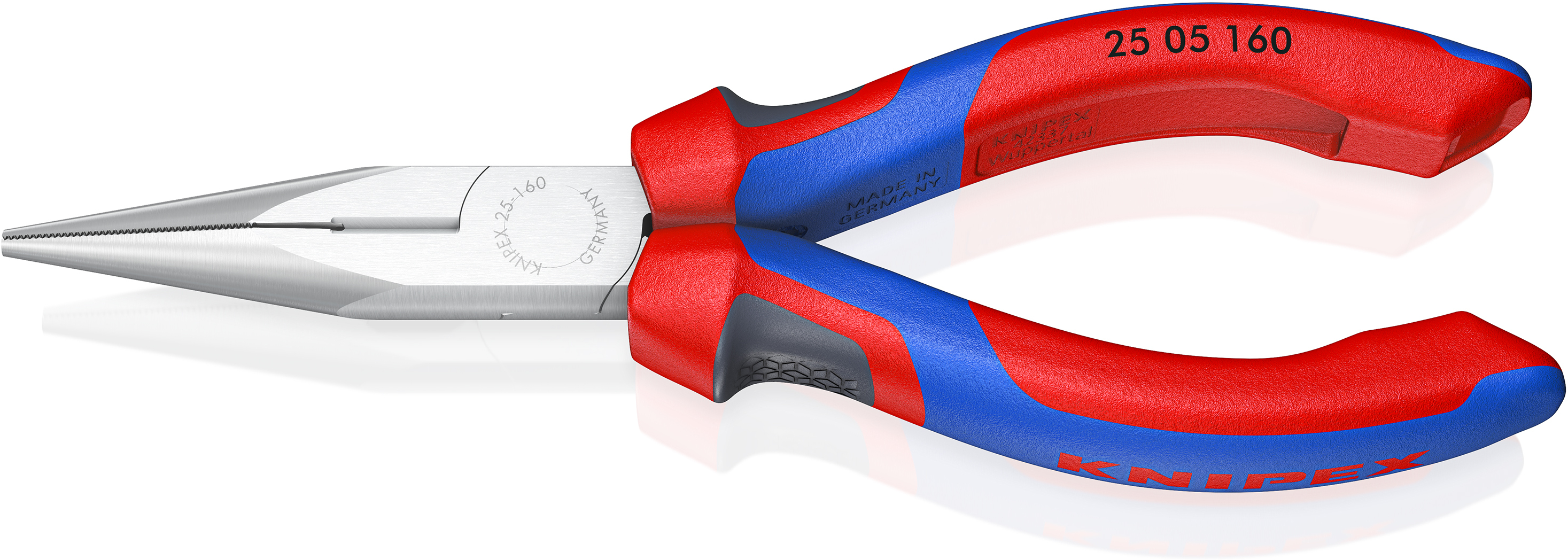 KNIPEX 25 05 160 flat-tipped pliers with side cutter (radio pliers ...