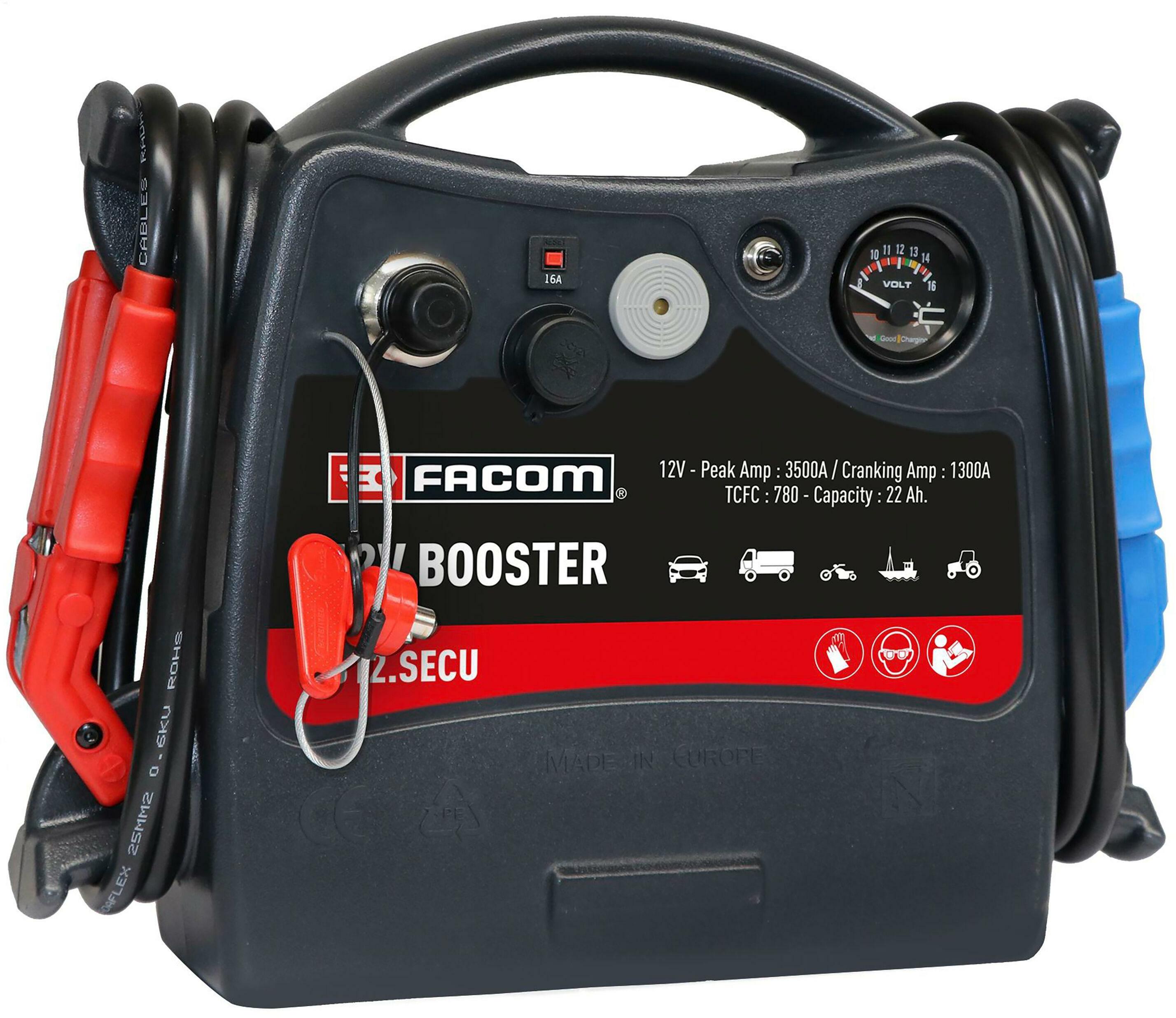 FACOM B12.SECU 12V starter booster for intensive use | Klium