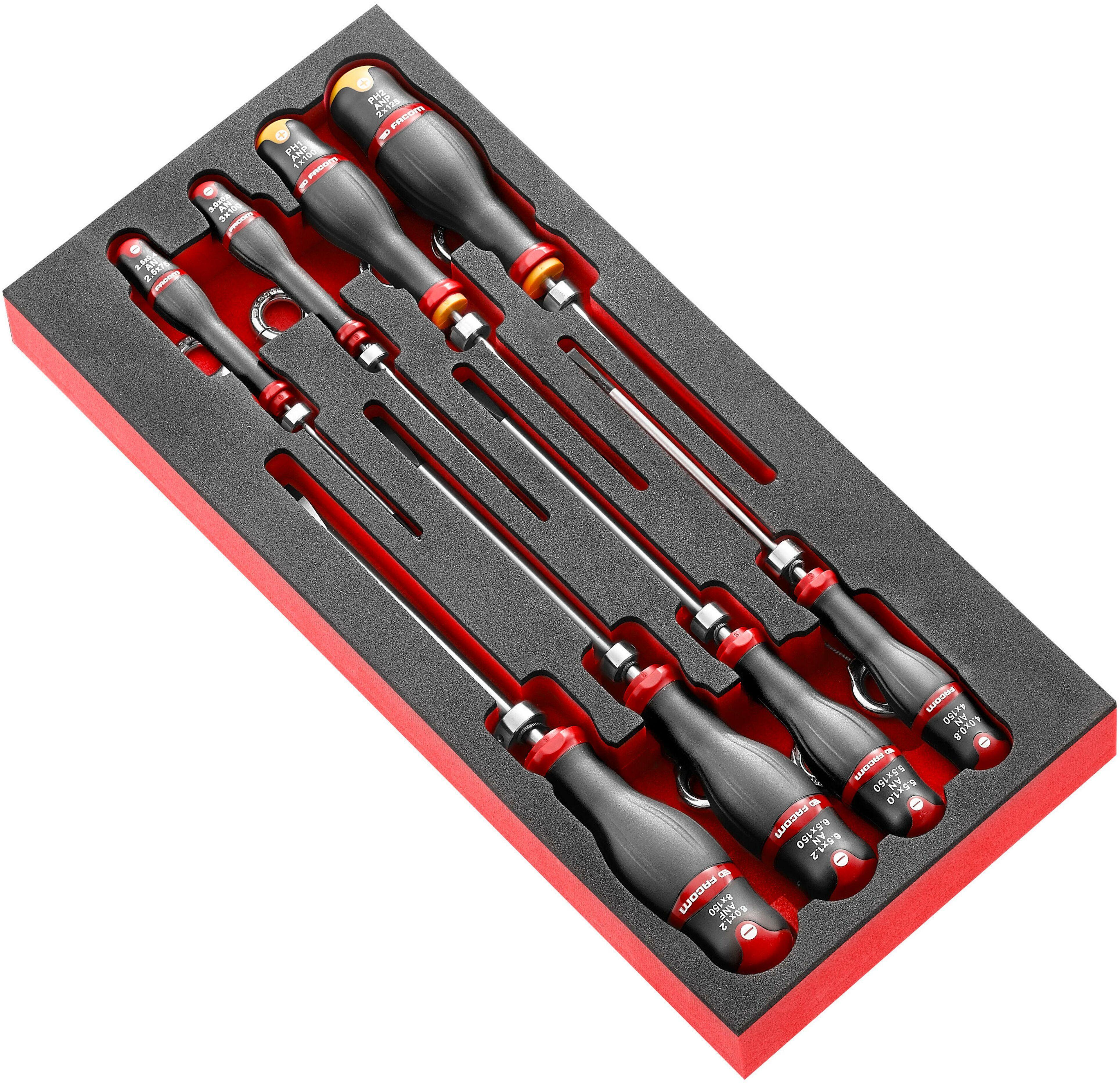 FACOM MODM.AN1SLS screwdriver set foam module SLS 8-piece | Klium