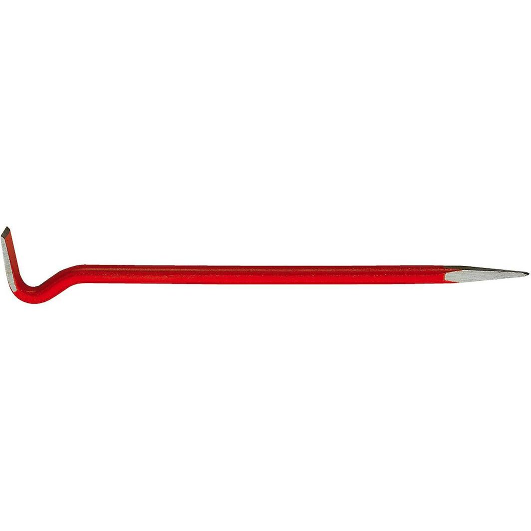 FACOM 268.3 crowbar with extra-bent hook and round handle