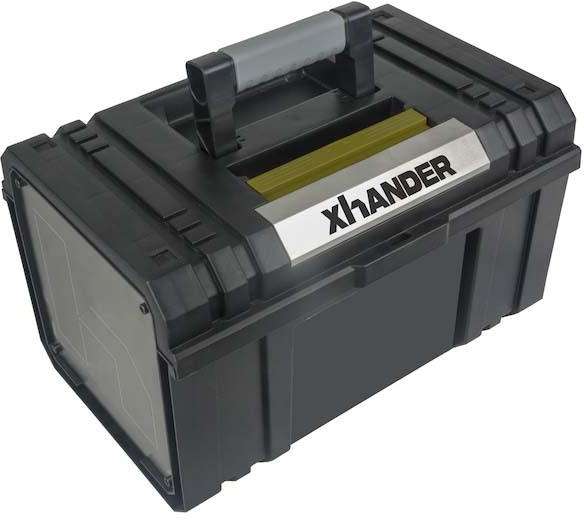 XHANDER 69141862 caisse à outils en plastique renforcé 380 x 240 x 230 ...