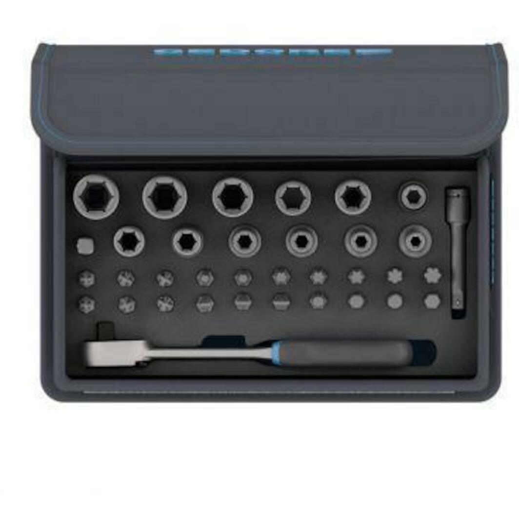 GEDORE TC 666-MU-20 bit wrench set 1/4" in case 35 piece set - 3085015 ...