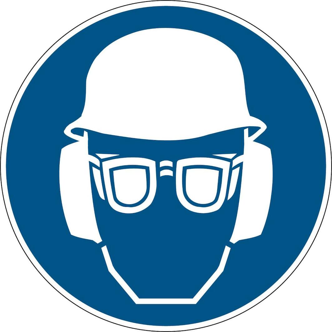 BRADY 255126 pictogramme d'avertissement - protection complète requise ...