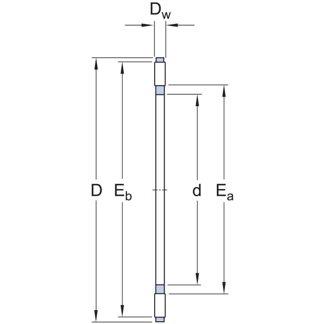 SKF AXK 85110 needle roller bearing 85 x 110 mm | Klium
