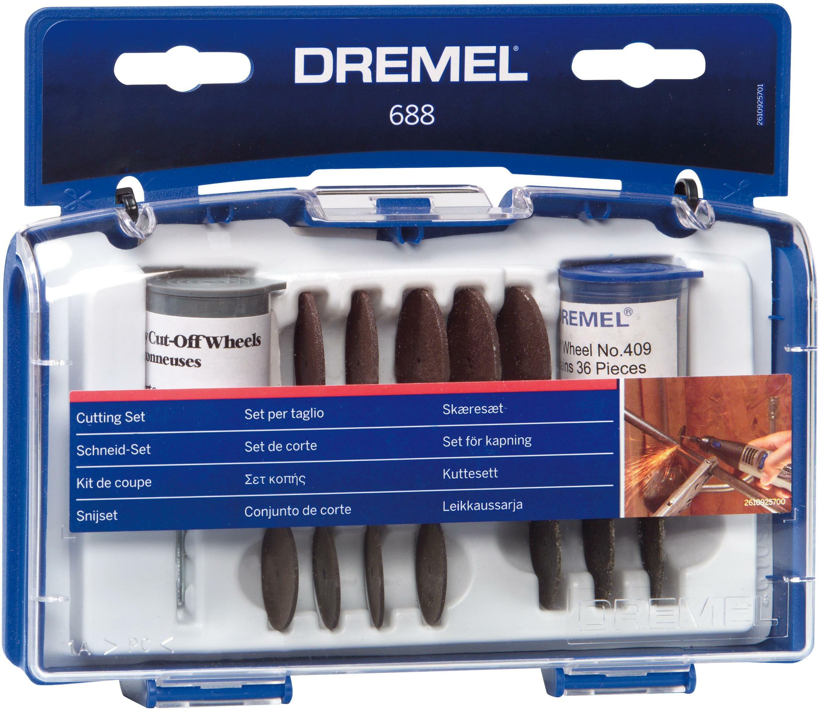 DREMEL 688 router accessory set 68-piece - 26150688JA | Klium