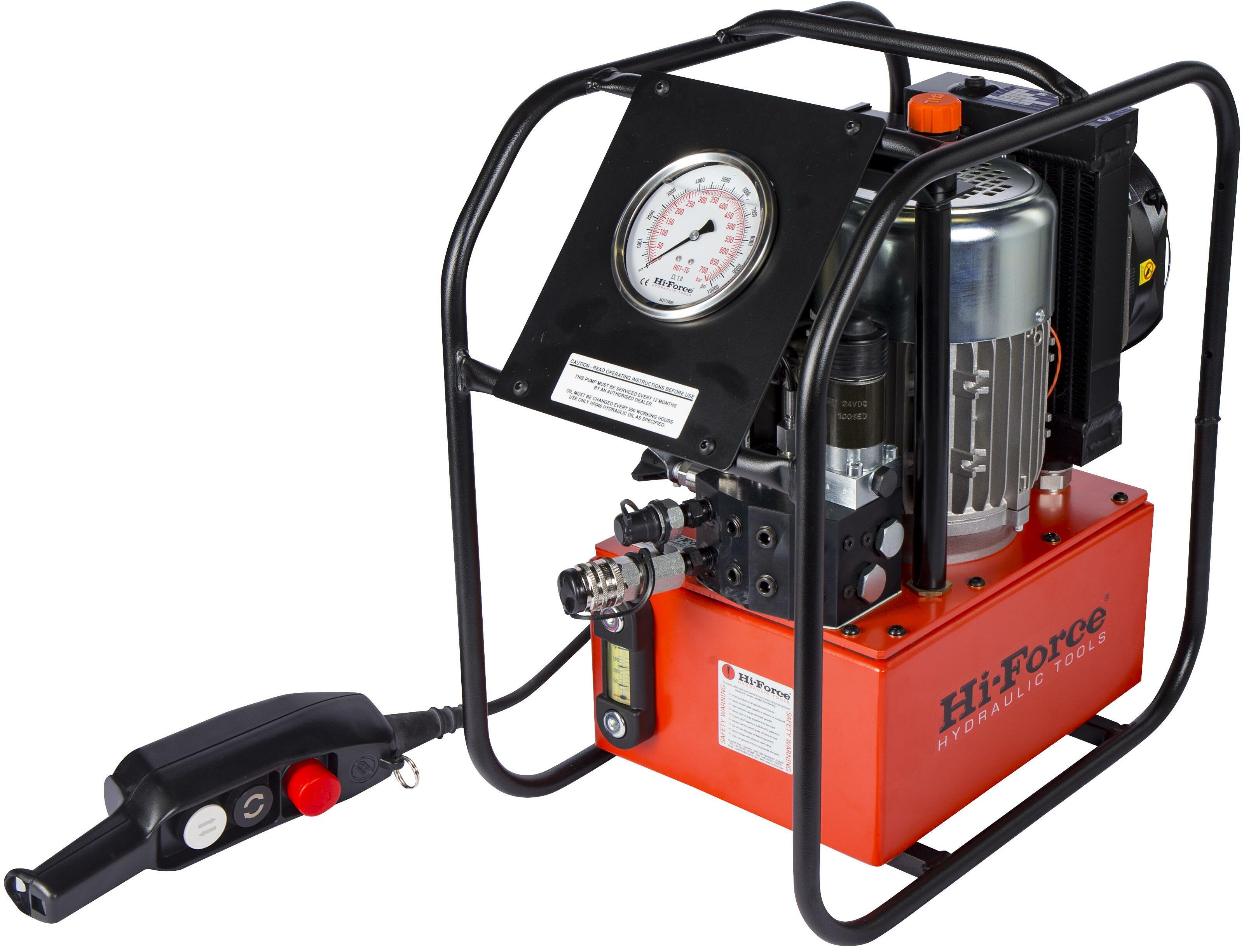 HI-FORCE TPE25D electric pump 230V 1-phase 1500W for torque spanner ...