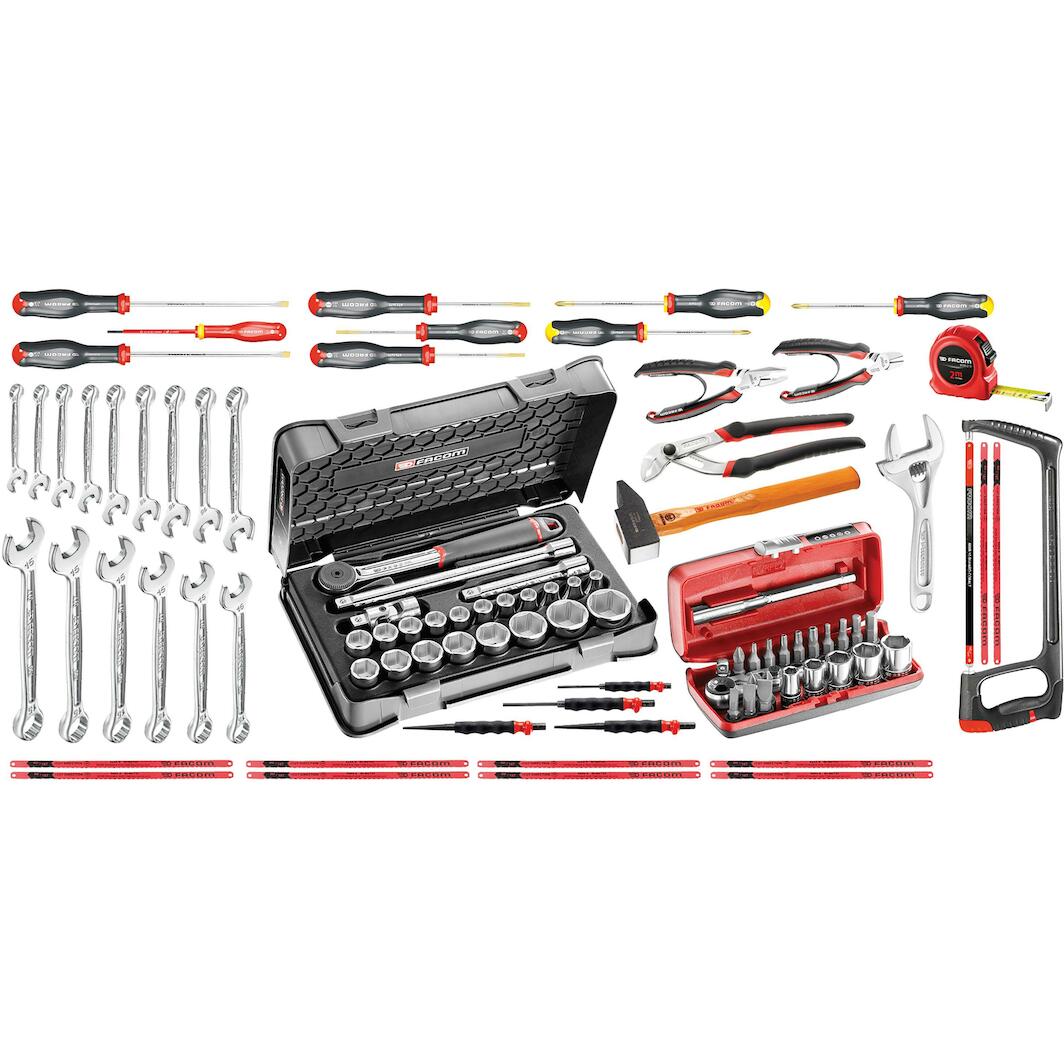 FACOM 2050.M100A tool set for industrial maintenance in metal case with ...