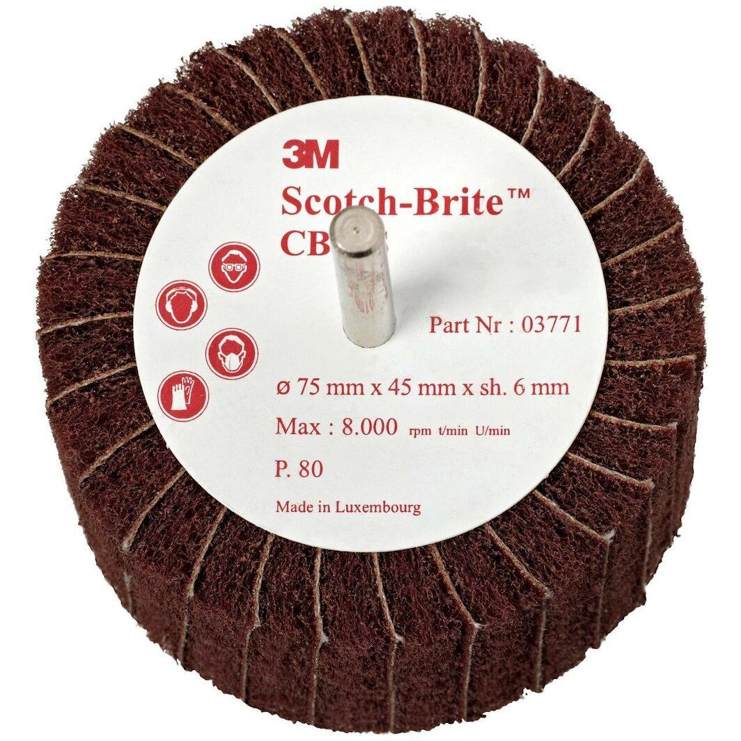 3M - SCOTCH-BRITE 3770 combi blade brush, CB-ZS, 75 mm x 45 mm x 6 mm ...