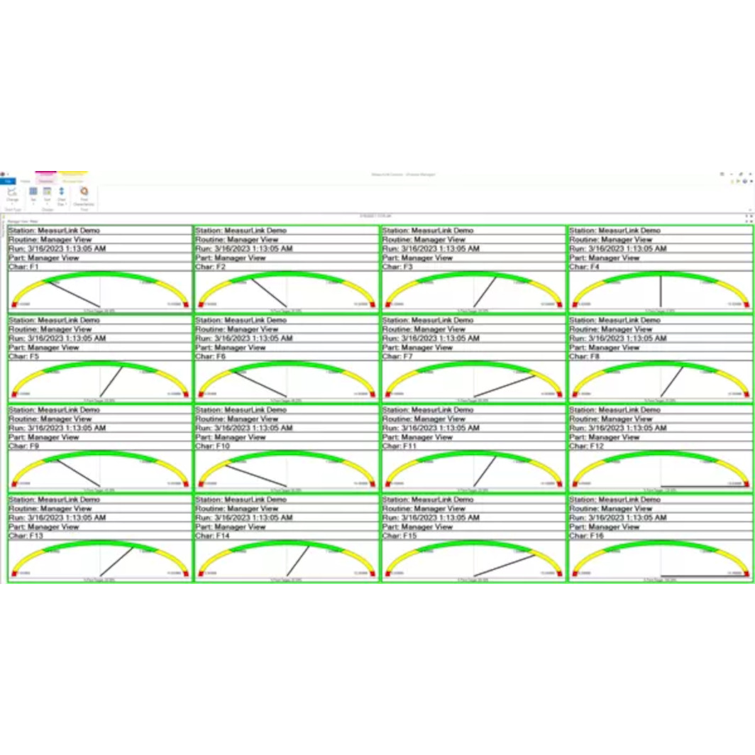 MITUTOYO MeasurLink 10 Process Manager data management software ...