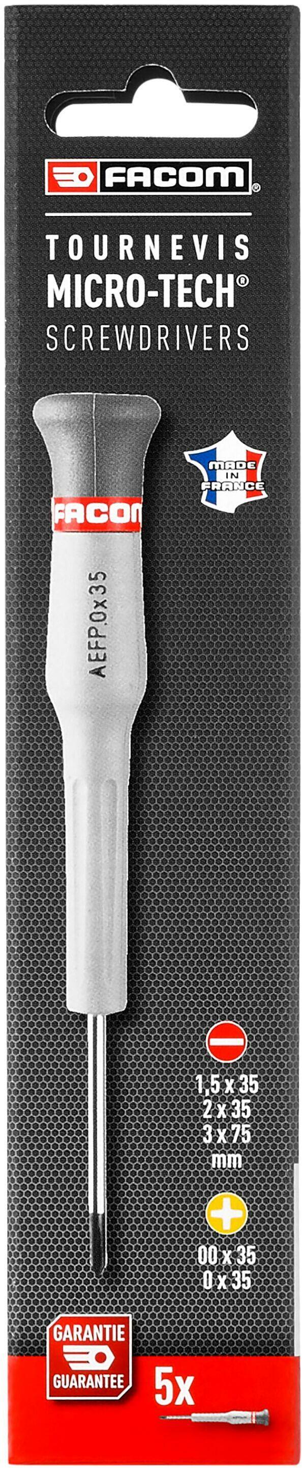 FACOM MT.JE5PB Microtech screwdriver set 5-piece | Klium