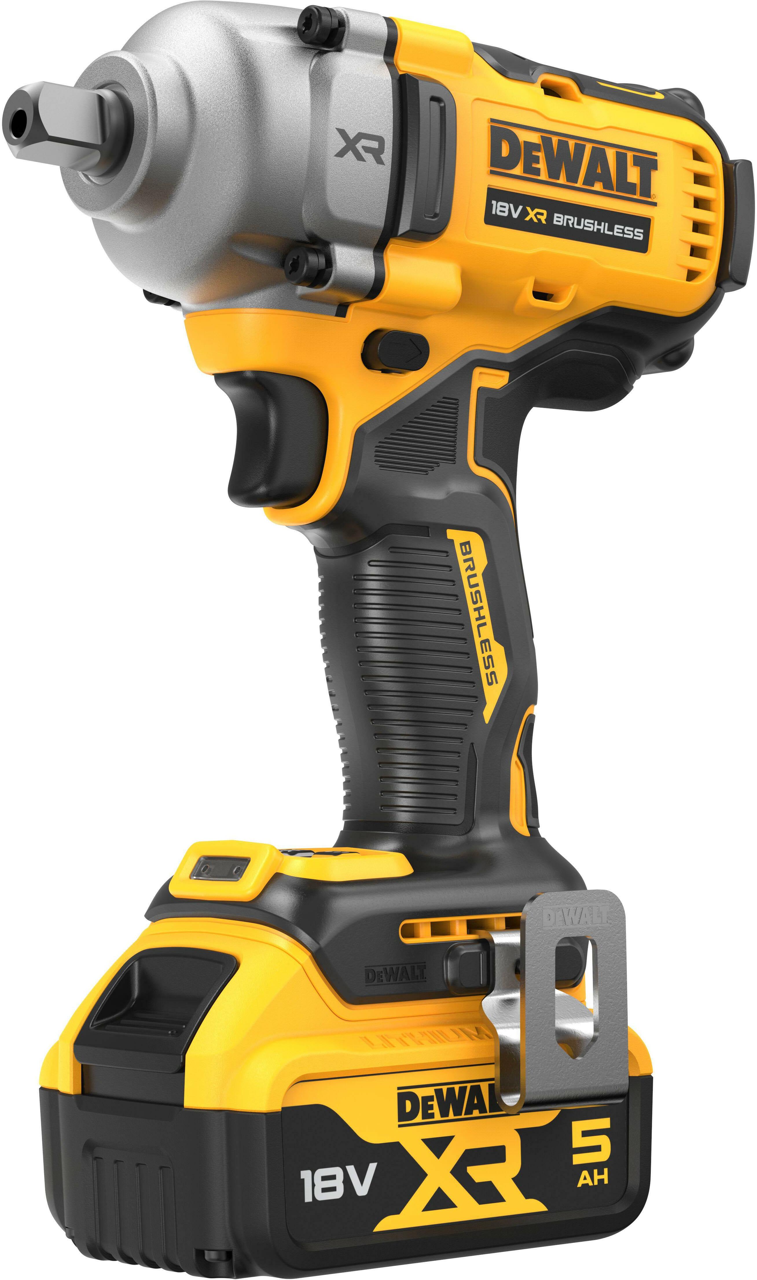 DEWALT DCF892P2T-QW 18V XR Brushless 1/2" cordless impact spanner with ...