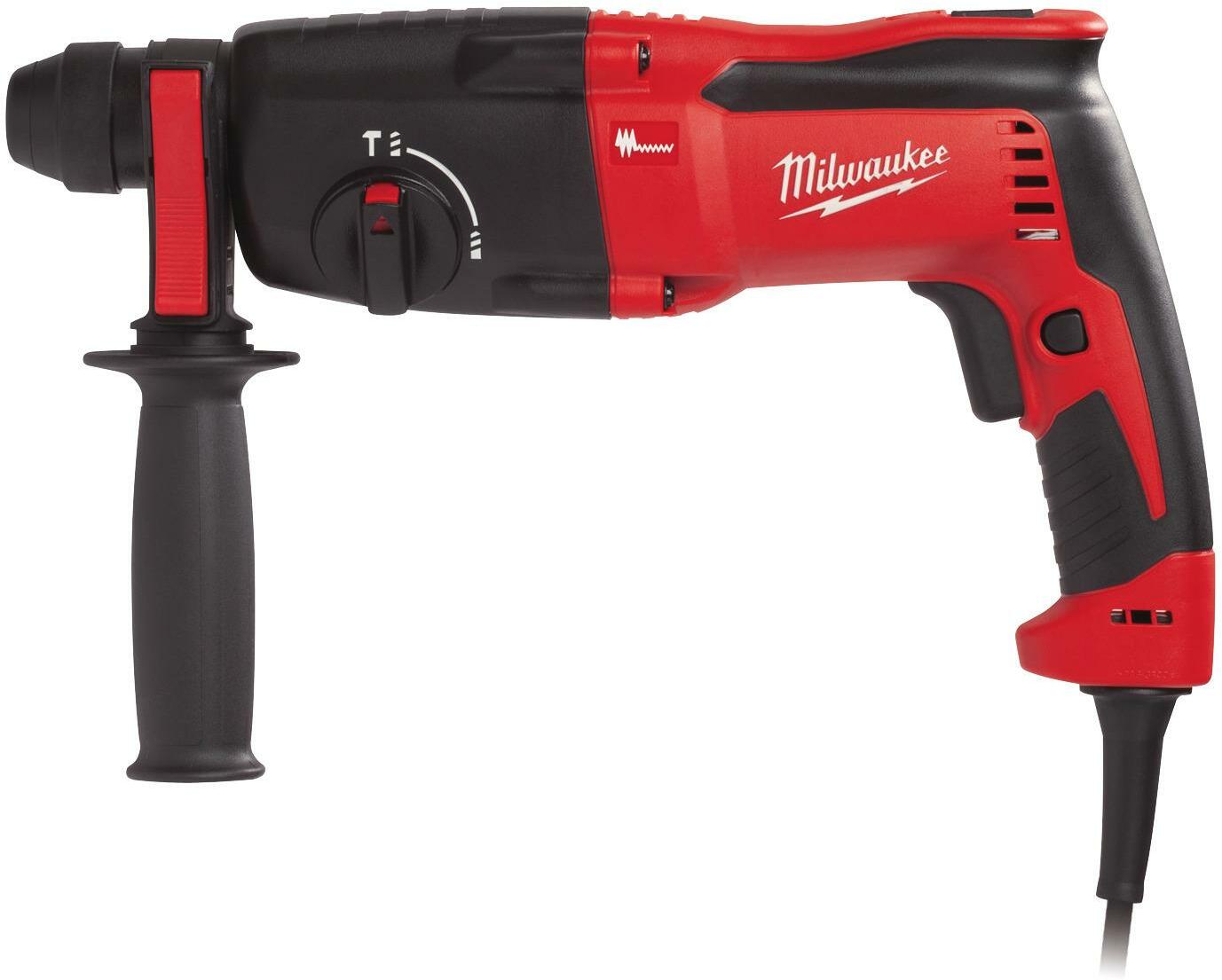 MILWAUKEE PFH 26 E SDS-Plus hammer drill 725 W with 2 settings 26 mm in ...