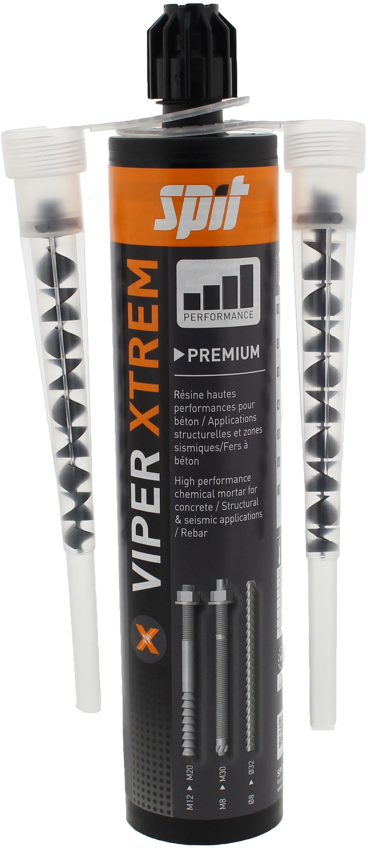SPIT VIPER XTREM 125 chemical mortar 410 ml (125 pcs) + 18V injection ...