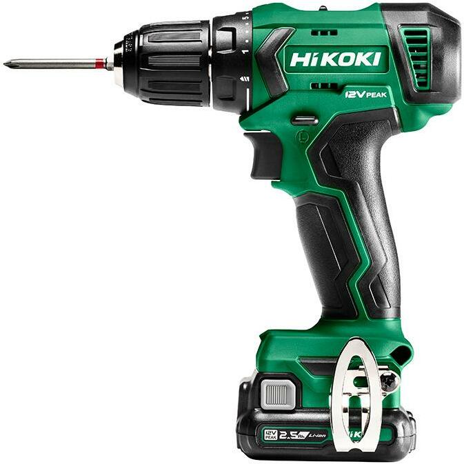 HIKOKI DS12DAWEZ 12V PEAK cordless screwdriver 38 Nm in HSC II case (2x ...