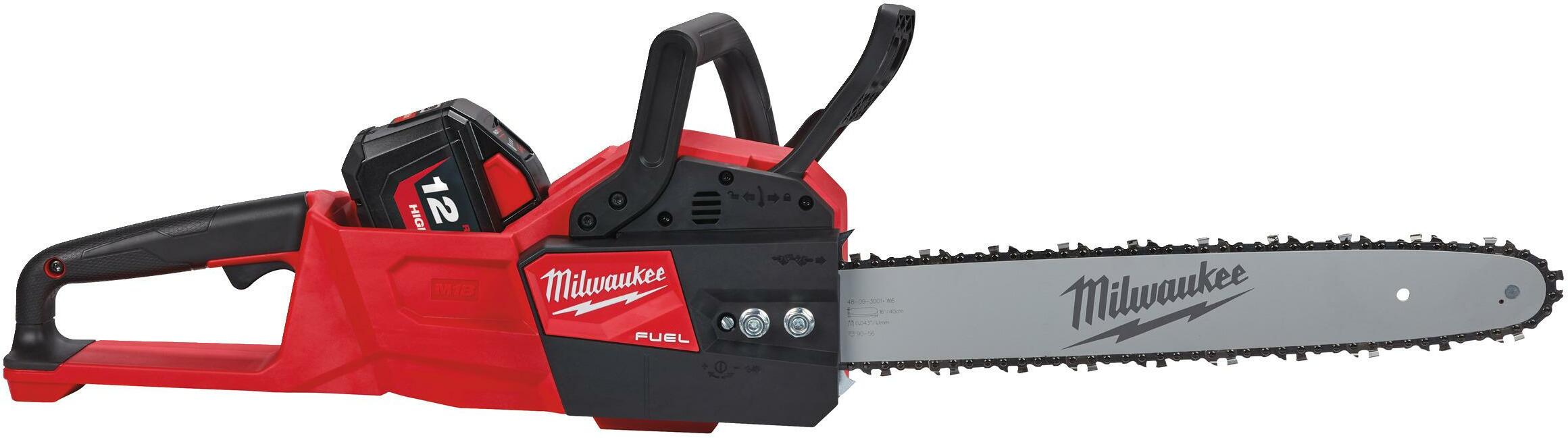 MILWAUKEE M18 FCHS-121 FUEL cordless chainsaw 40cm (1x 12Ah battery ...