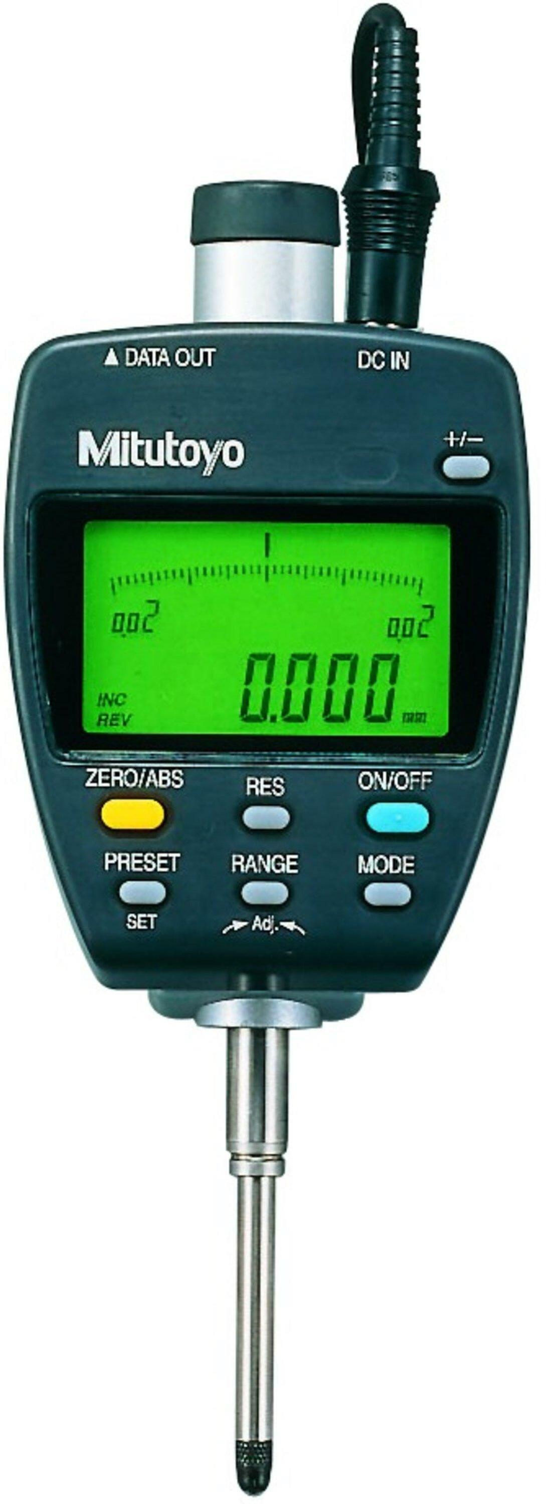 MITUTOYO 543-552D Digimatic dial indicator ID-F with CEE AC adapter - 1 ...