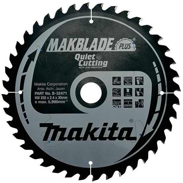 MAKITA B-32471 saw blade MAKBLADE PLUS 255x30x40T | Klium