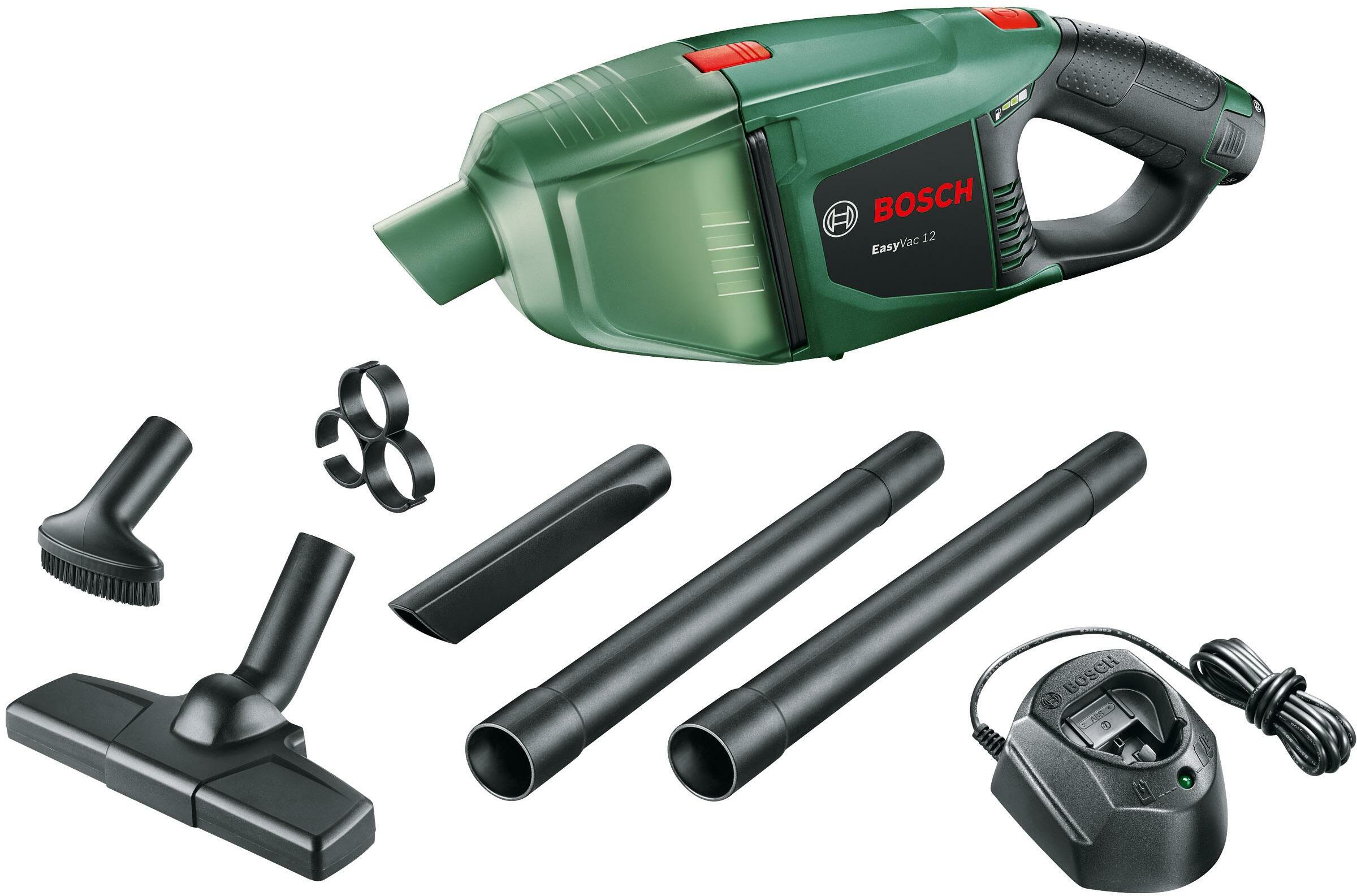 BOSCH EasyVac 12 Set cordless hand-held hoover (1x 2.5Ah battery ...