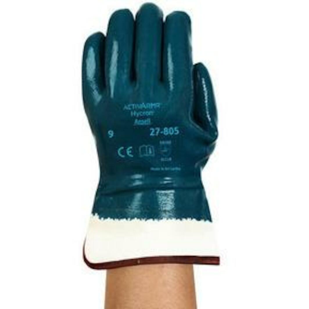 ANSELL 27-805 HYCRON nitrile blue gloves 1 pair - 27805100 | Klium