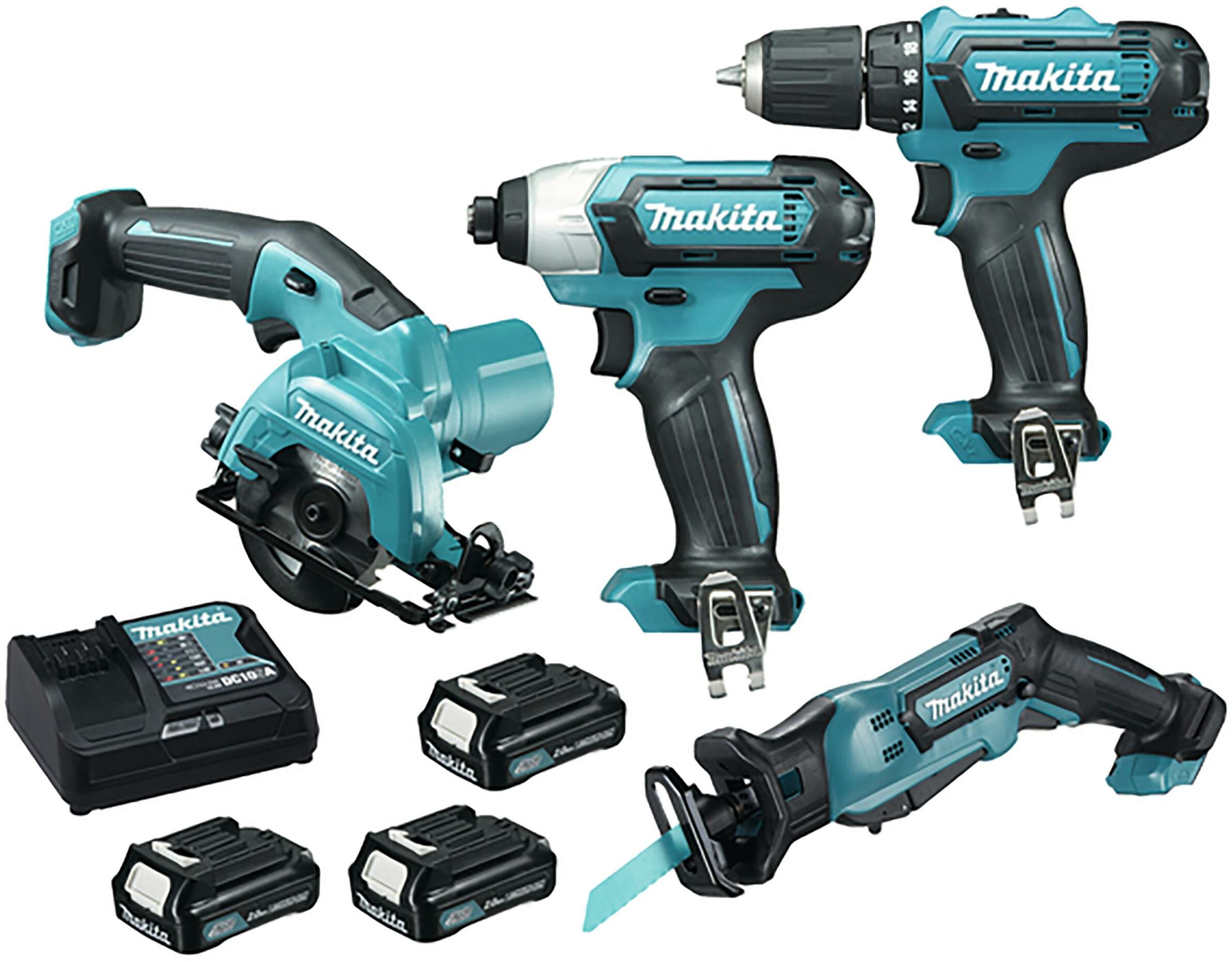 MAKITA CLX400SAJ1 12Vmax CXT cordless machine kit DF331D + TD110D ...