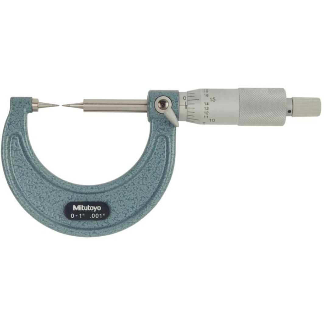 MITUTOYO 112-189 external caliper with measuring points 15° 1" | Klium
