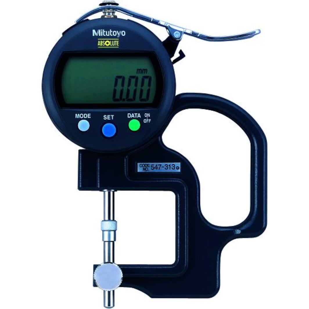 MITUTOYO 547-313 ABSOLUTE Digimatic thickness gauge with adjustable anvil 0-10 mm - 0.01 mm | Klium