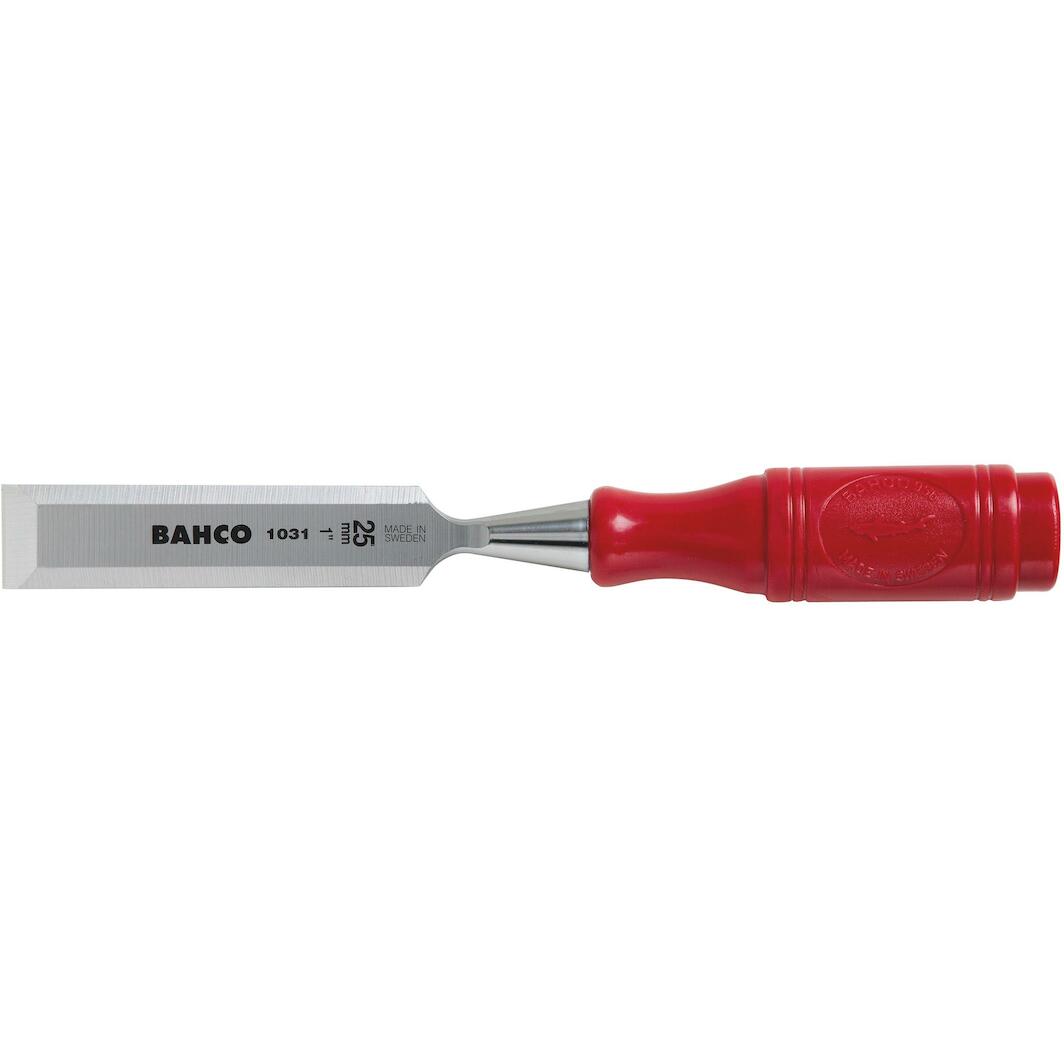 BAHCO 1031-30 wood chisel with red polypropylene handle 30 mm | Klium
