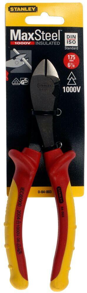 STANLEY 0-84-003 VDE 1000V power side cutters 175mm | Klium